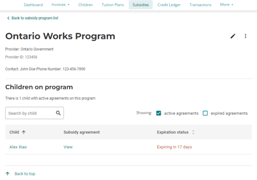 How to Track Subsidy Agreement Expiration Dates - Director