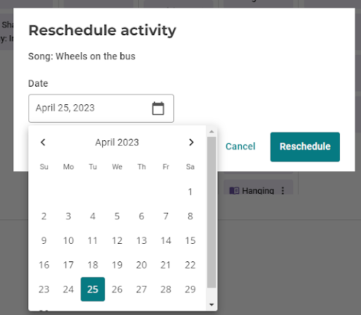 How to Duplicate, Edit, Reschedule or Delete an Activity - Lesson Planner