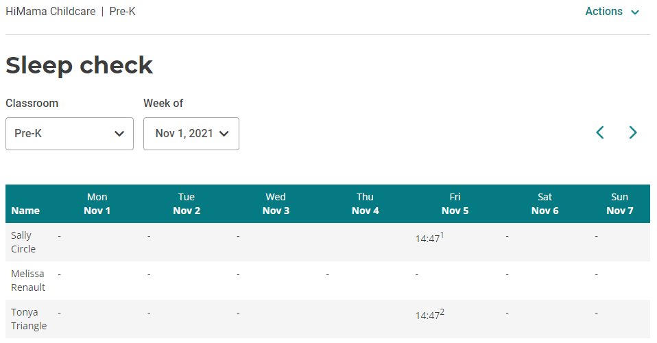 How to Pull a Weekly Sleep Check Report – Director