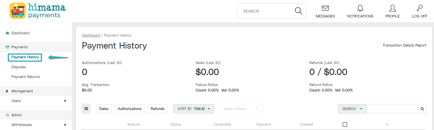 How to View Payment History – HiMama Payments