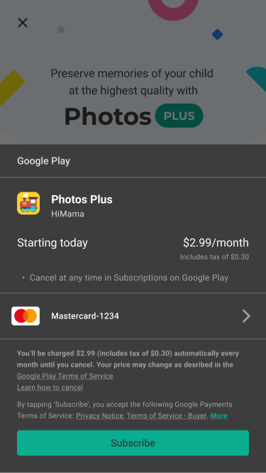 How to Subscribe to Photo Plus – Parent