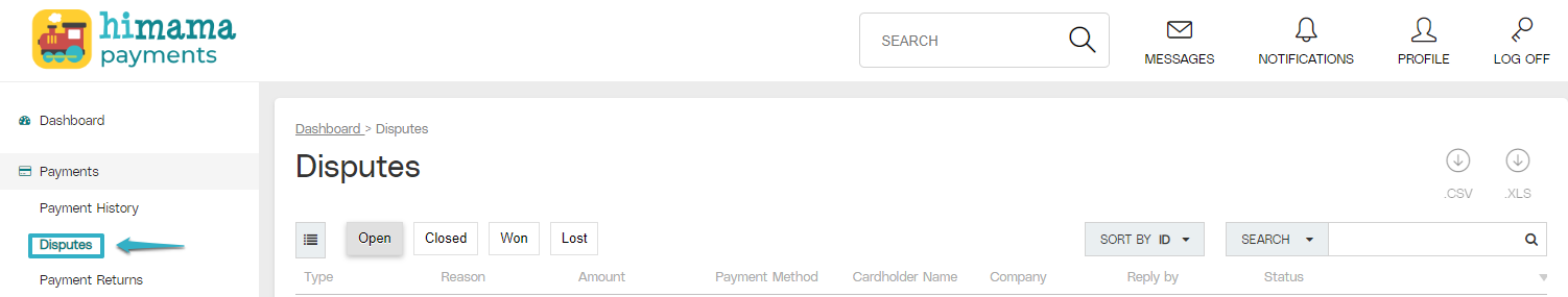 How to View Disputes – HiMama Payments