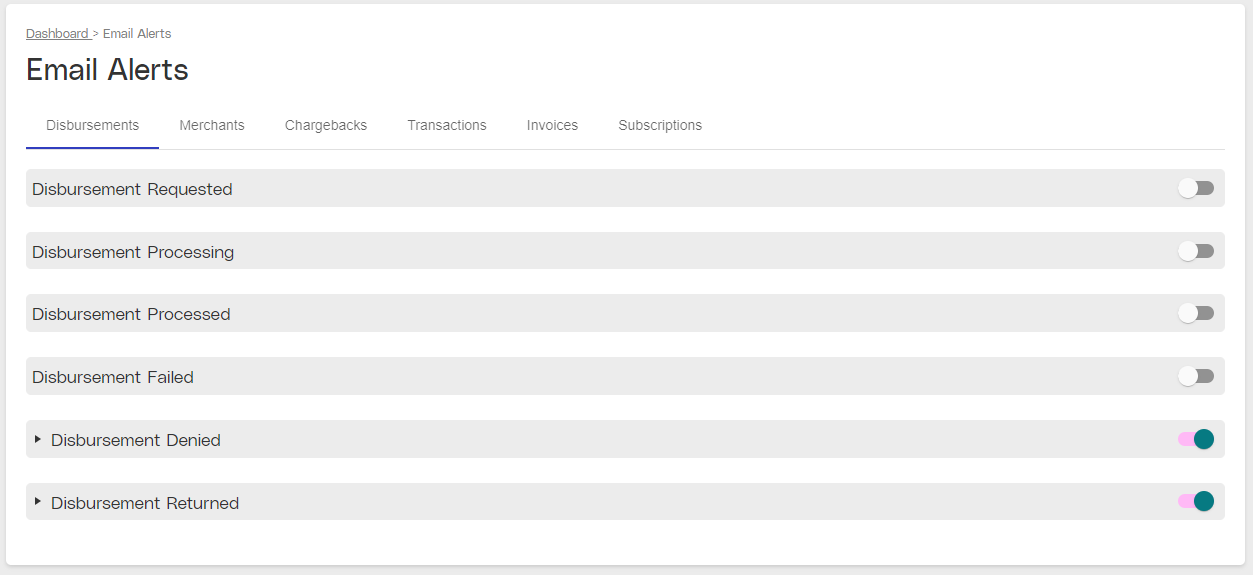 How to Enable Email Alerts – HiMama Payments